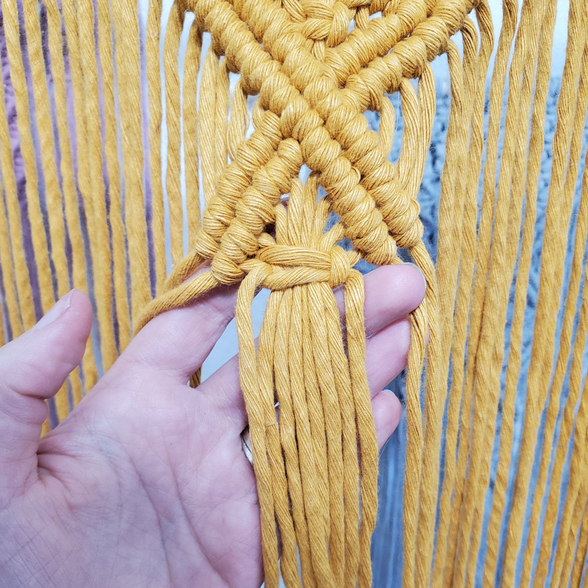 Macrame wall hanging pattern 'Stella'. Digital download. – Cord + Quartz