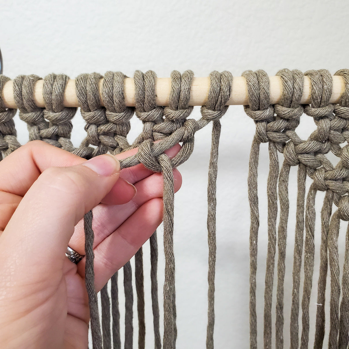 Beginner macrame wall hanging pattern 'Luna'. PDF pattern digital down ...