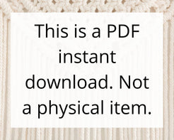Macrame 12 inch half mandala PDF PATTERN digital download. – Cord + Quartz