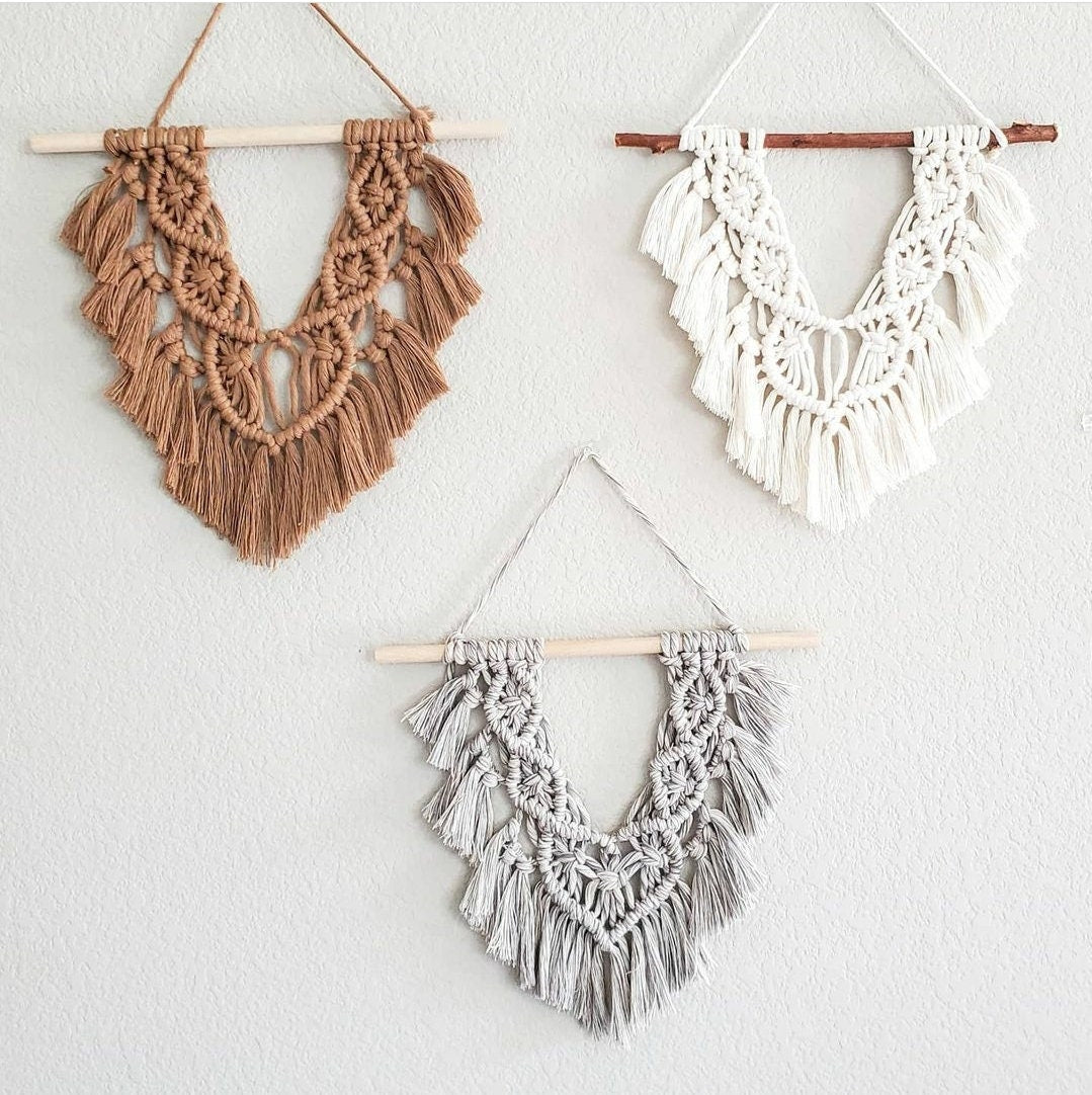 Macrame wall hanging pdf pattern – Cord + Quartz