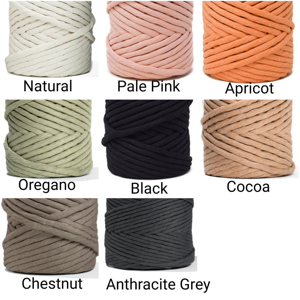 Macrame moon and crystal DIY KIT. Beginner tutorial and materials. – Cord + Quartz